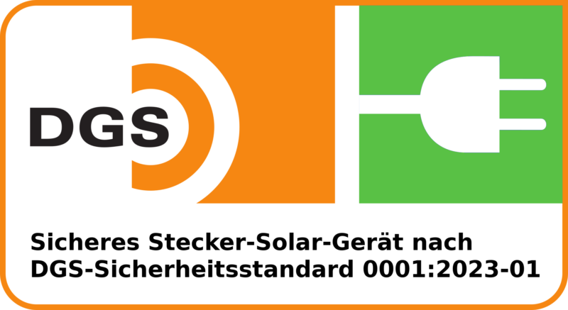 DGS-Sicherheitsstandard – DGS Infoportal zu steckbaren Solar-Geräten